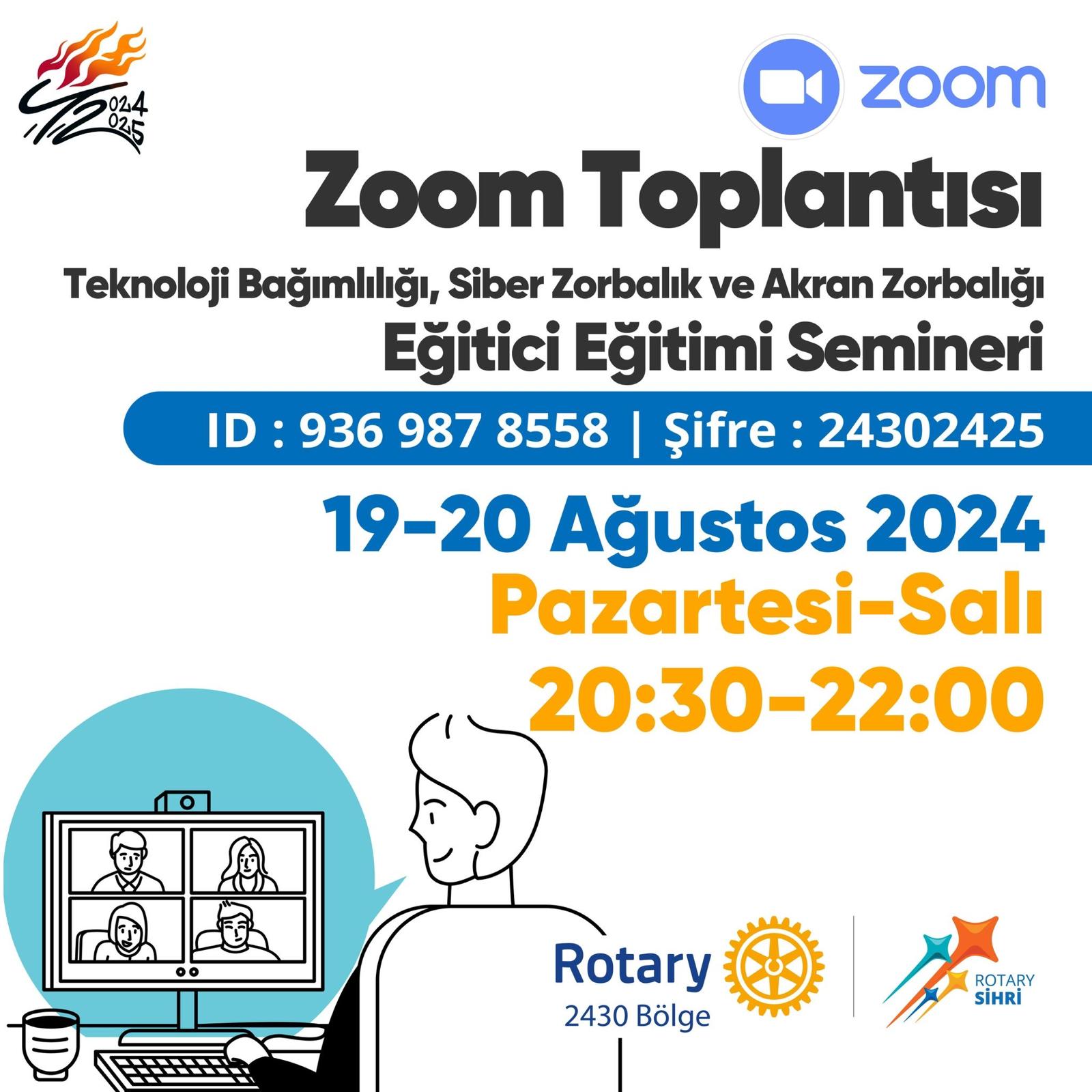 Teknoloji Bağımlılığı, Siber ve Akran Zorbalığı - Rotary 2430. Bölge